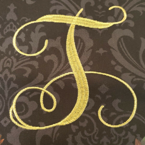 Fall into Fall | Accents | Autumn Color Banner Monogram T Door Wall ...